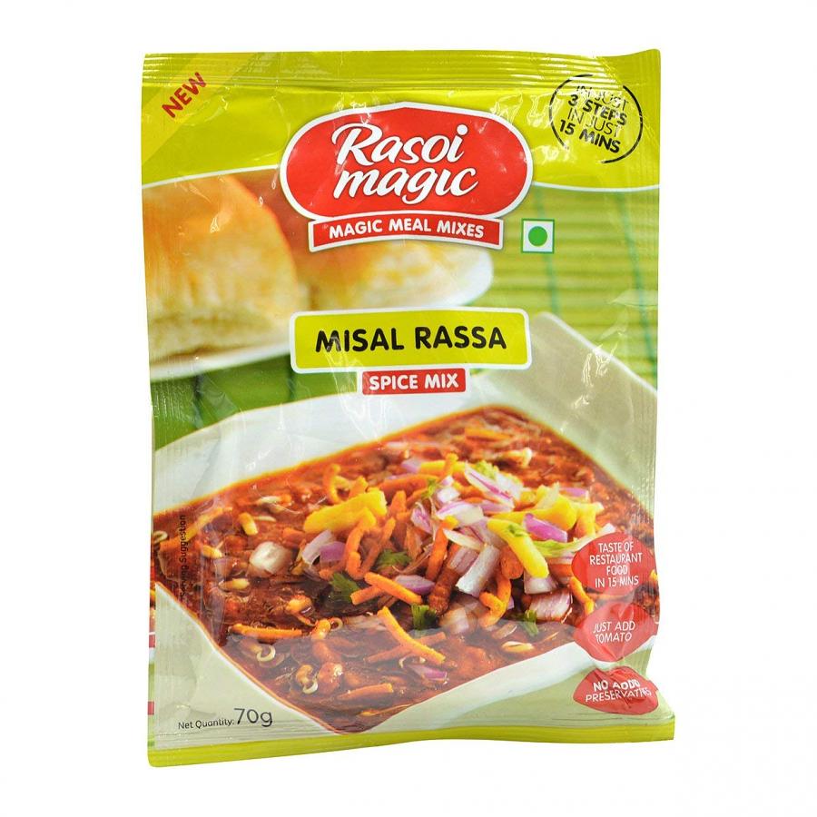 Rasoi Magic, Misal Rassa Spice Mix, 70g(gm) #49232 | DesiClik.com, USA