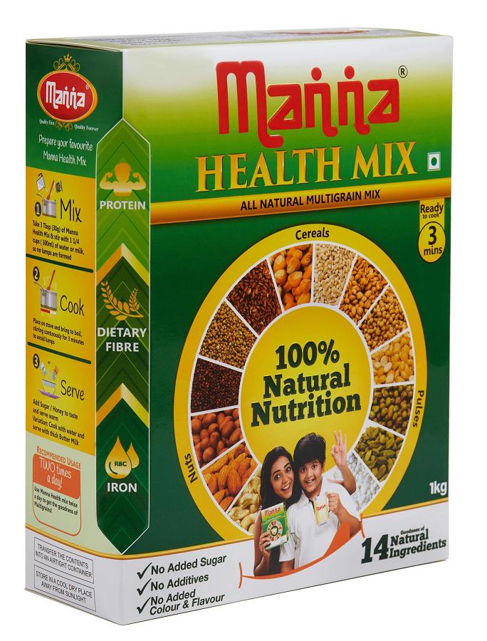 Nut & Grain Health mix -Manna 1kg #46604 | DesiClik.com, USA