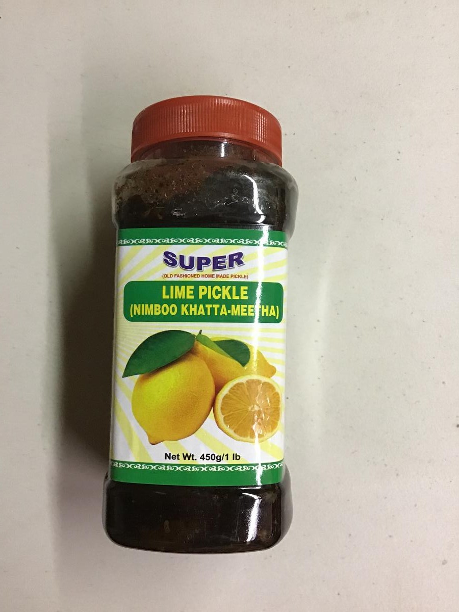 Lime Pickle (Nimboo Khatta-Meetha Achar) - 1 LB (450 G) #39019 ...