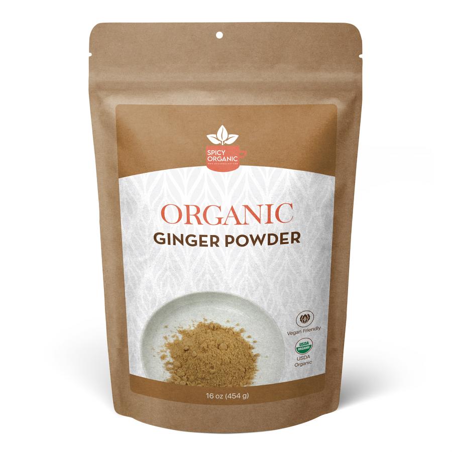 Organic Ginger Root Powder- Pure and Raw Ginger Powder- 16 OZ #51681 ...