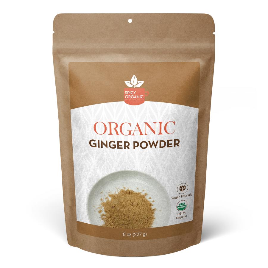 Organic Ginger Root Powder- Pure and Raw Ginger Powder- 8 OZ #51680 ...