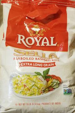 Royal Sella Basmati Parboiled Rice Extra Long Grain 10 lbs #41069 ...