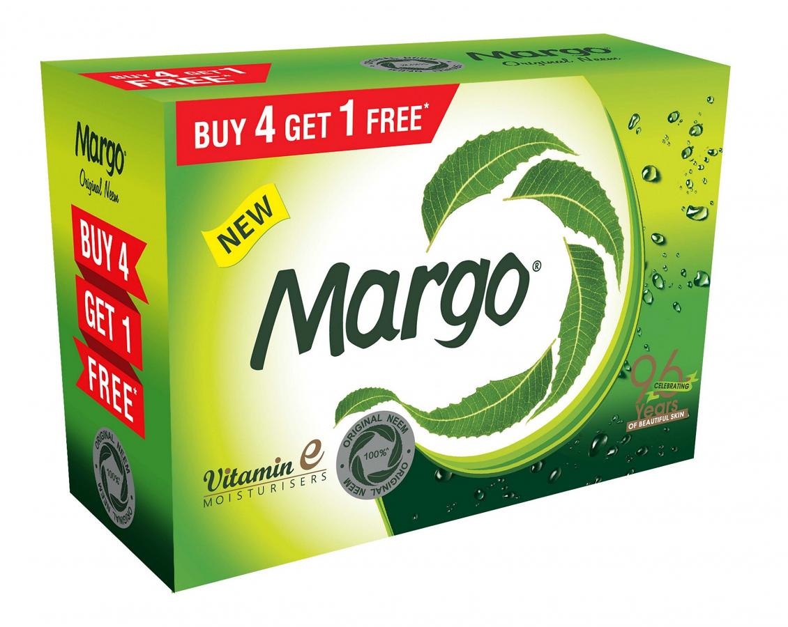 Margo Soap - 100 g (Buy 4 Get 1 Free) #49113 | DesiClik.com, USA