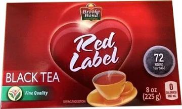 Red Label Tea - 72 round Tea Bags 8oz #43688 | DesiClik.com, USA