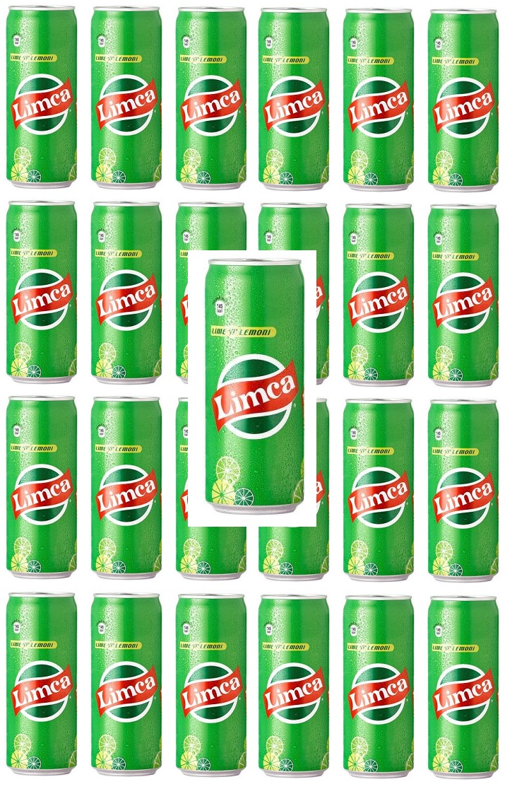 24 Cans Limca Indian Soft Drink - 300ML Each #44640 | DesiClik.com, USA