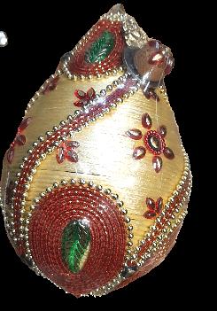 Pooja Coconut / Decorated Puja Nariyal #44960 | DesiClik.com, USA