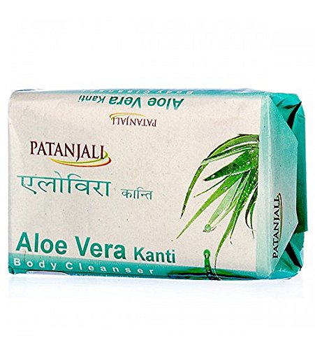 Patanjali Aloe Vera Soap 150 gm #55779 | DesiClik.com, USA