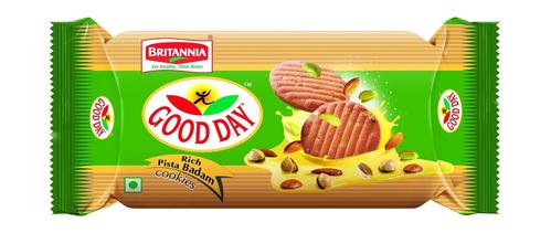 Britannia Good Day Pista Badam Cookies Biscuit - 75g, 1-Pack #51465 ...