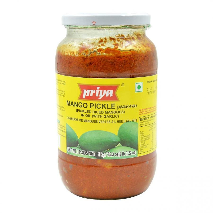 Priya Mango Pickle 1 kg #45560 | DesiClik.com, USA