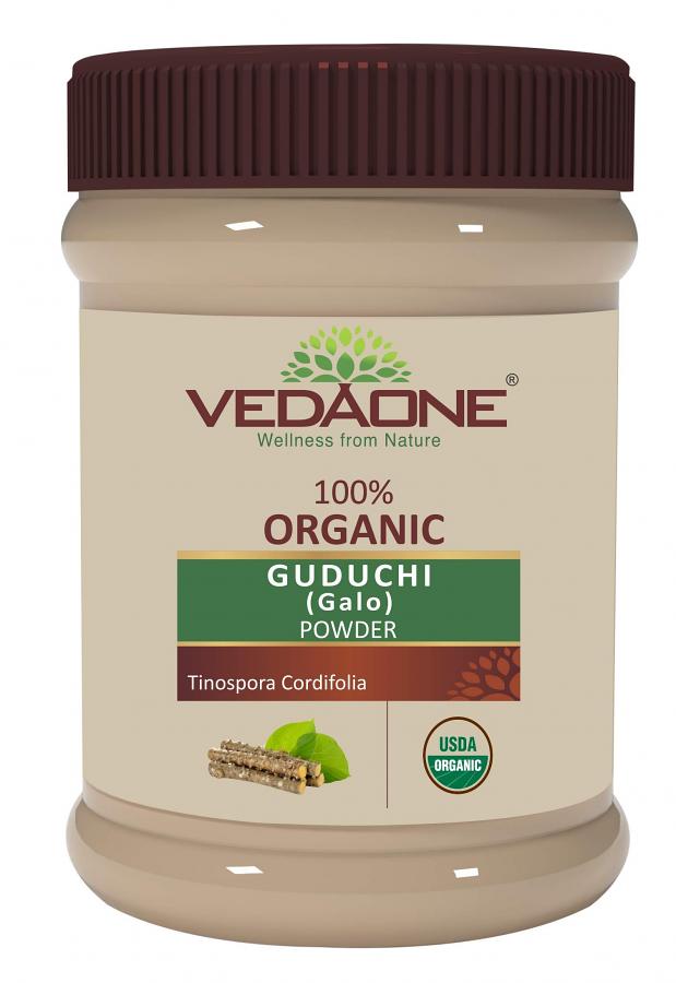 Vedaone USDA Organic Guduchi Powder - 100g for Indigestion, Gastric ...