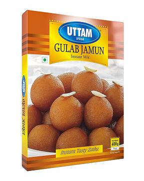 Uttam - Gulab Jamun instant mix 400 gms #50090 | DesiClik.com, USA