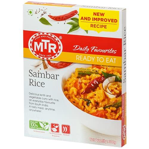 MTR Ready to Eat - Sambar Rice 10.58oz (300g) #51510 | DesiClik.com, USA