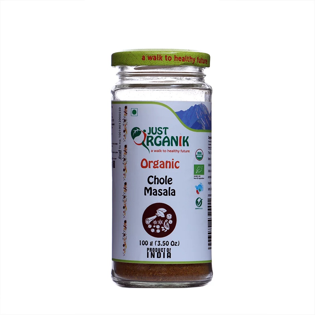 Just Organik - Organic Chole Masala, Chickpea Curry Masala 4 Oz #52782 ...