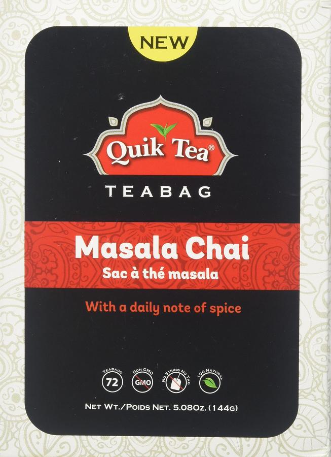 Quick Tea Masala Chai 72 teabags #46513 | DesiClik.com, USA