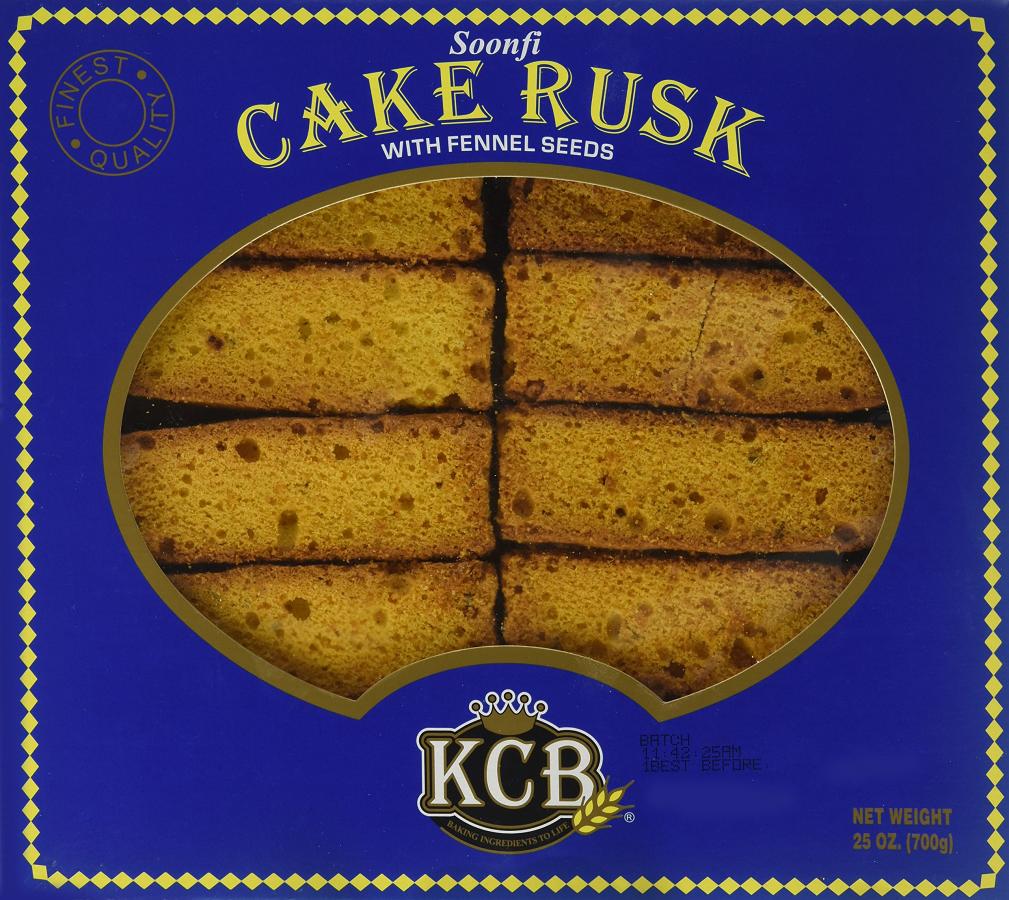 KCB Cake Rusk- with Fennel seeds 700 gms #46907 | DesiClik.com, USA