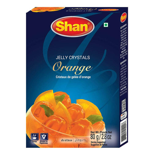 Shan Jelly Crystals Orange 2.8 oz (80g) #55215 | DesiClik.com, USA