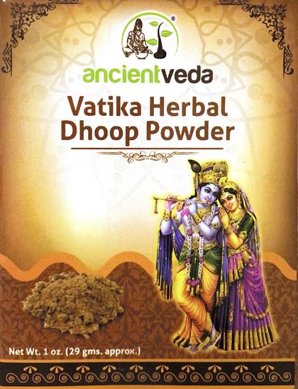Ancient Veda Vatika Herbal Dhoop Powder 30gm #55745 | DesiClik.com, USA
