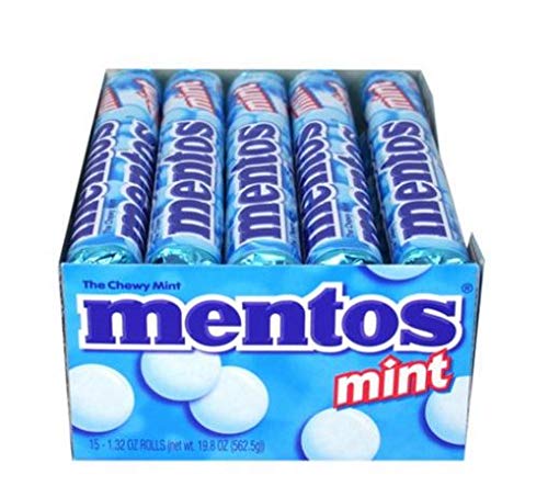 Mentos Mint Rolls 28.6gm x 30 #56242 | DesiClik.com, USA
