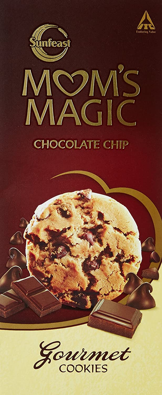 Mom's Magic-Sunfeast Double Choco Chip Cookies 100 gms #50376 ...