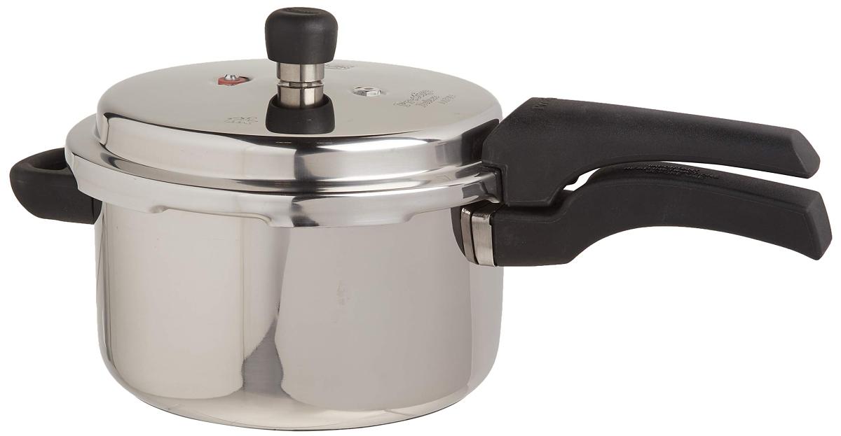 Prestige Stainless Steel Pressure Cooker 4 litre #55836 | DesiClik.com, USA
