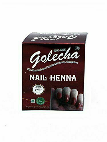 Golecha Nail Henna Cones Maroon 12 cones #56041 | DesiClik.com, USA