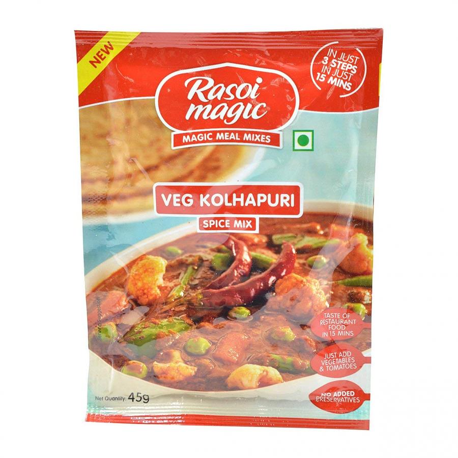 Rasoi Magic Spice Mix- Veg Kolhapuri 50 gms #50859 | DesiClik.com, USA