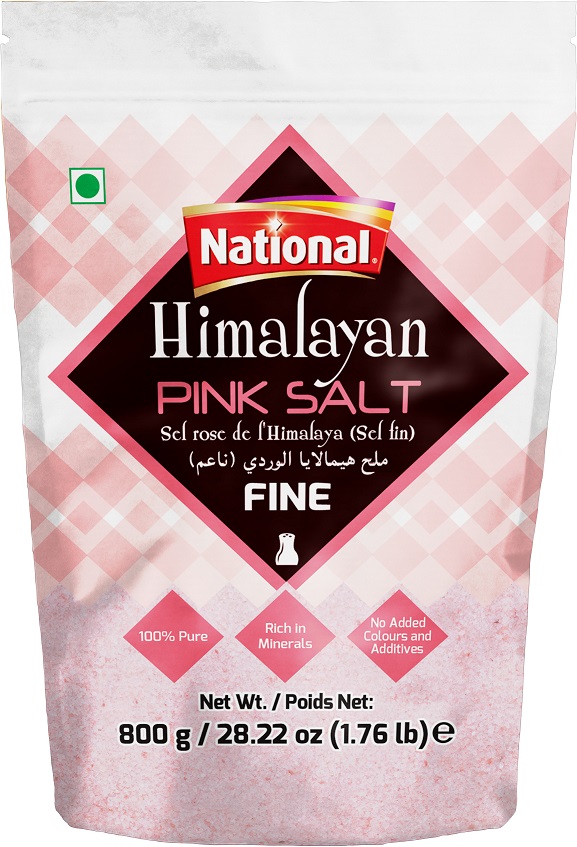 National Himalayan Pink Salt 1 kg #51026 | DesiClik.com, USA