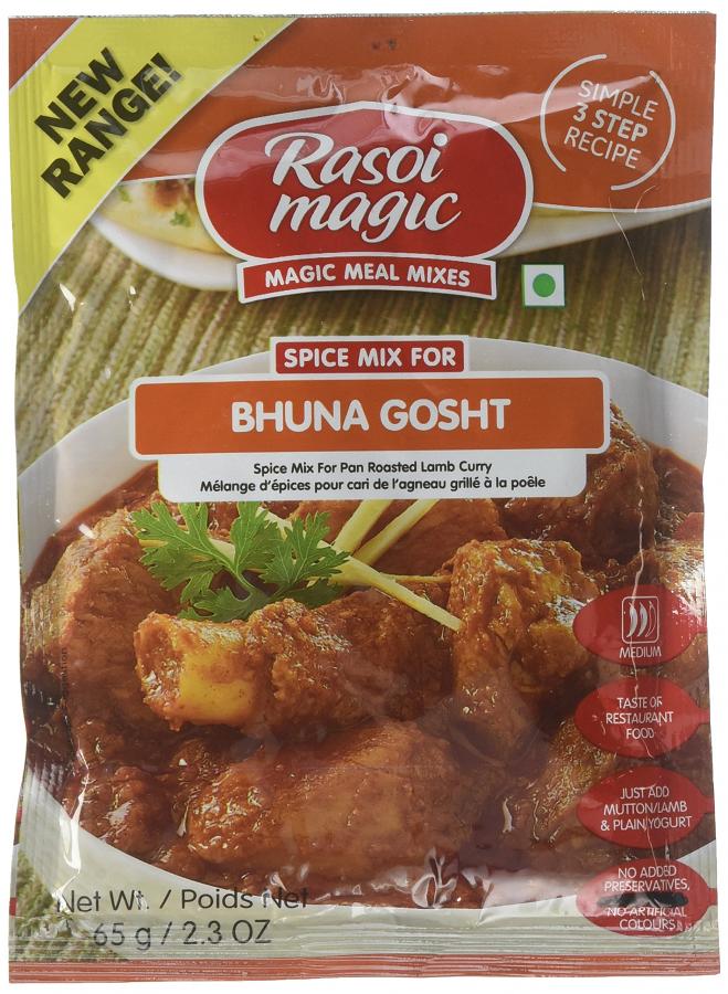 Rasoi Magic, Bhuna Ghosht Spice Mix, 65 Grams(gm) #49233 | DesiClik.com ...