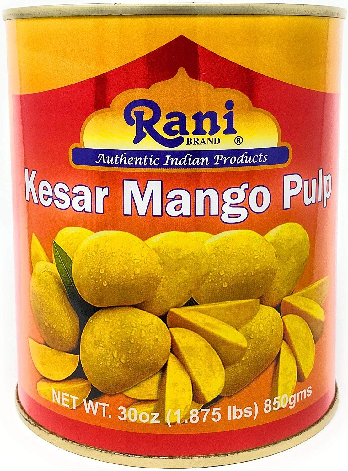 Rani Mango Pulp Puree (Makes Mango Lassi Shakes) Kesar Sweetened 30oz ...