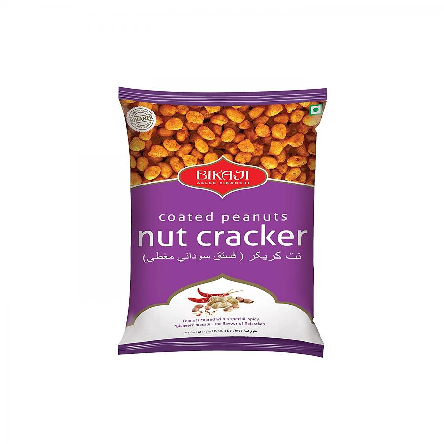 Bikaji Coated Peanuts Nutcracker 400 gms #46827 | DesiClik.com, USA