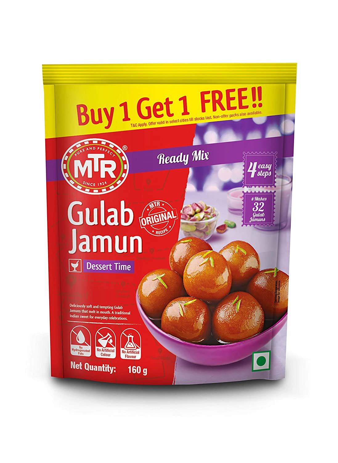 MTR Gulab jamun 1 Kg #51228 | DesiClik.com, USA