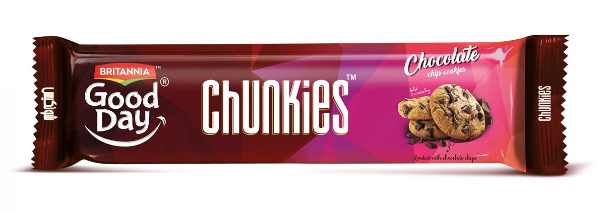 Britannia Good Day Chunkies-cholate Chip Cookies 125 gms #47045 ...