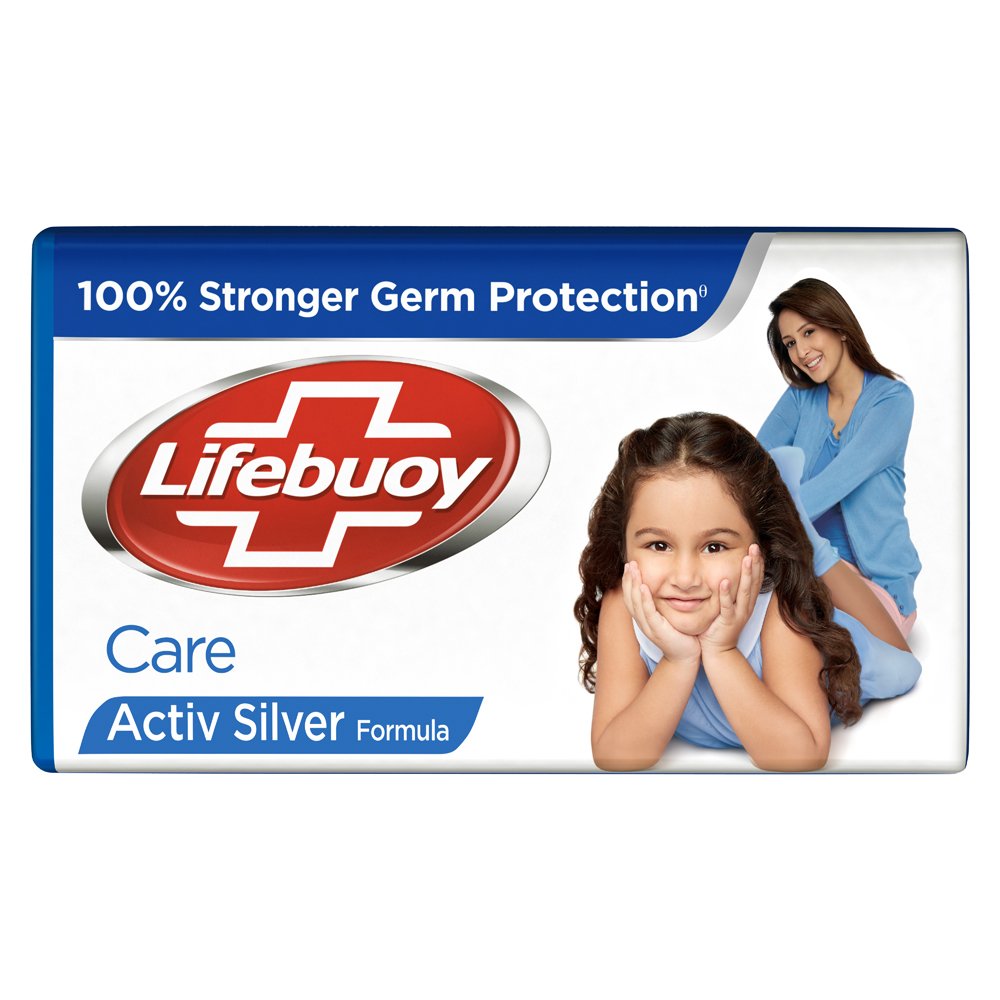 Lifebuoy care soap 125g - 125g X 12 Bars #55785 | DesiClik.com, USA