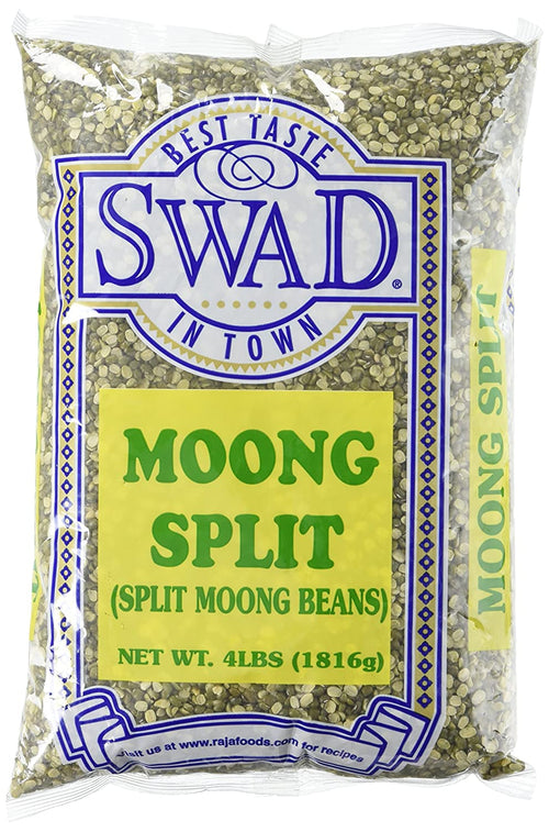 Swad Moong Split (Split Moong Beans) , 4-Pounds #53379 | DesiClik.com, USA