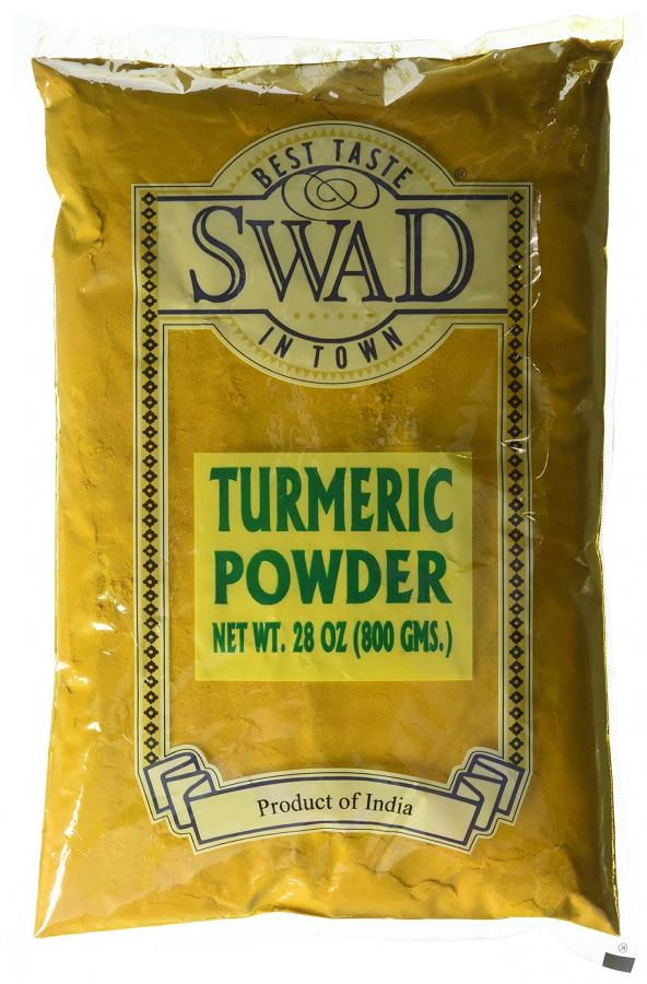 Swad Indian Spice Turmeric Haldi Powder 28oz #44719 | DesiClik.com, USA