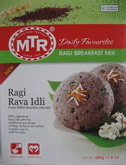 MTR Ragi Rava Idli 500g (17.8oz) #54279 | DesiClik.com, USA