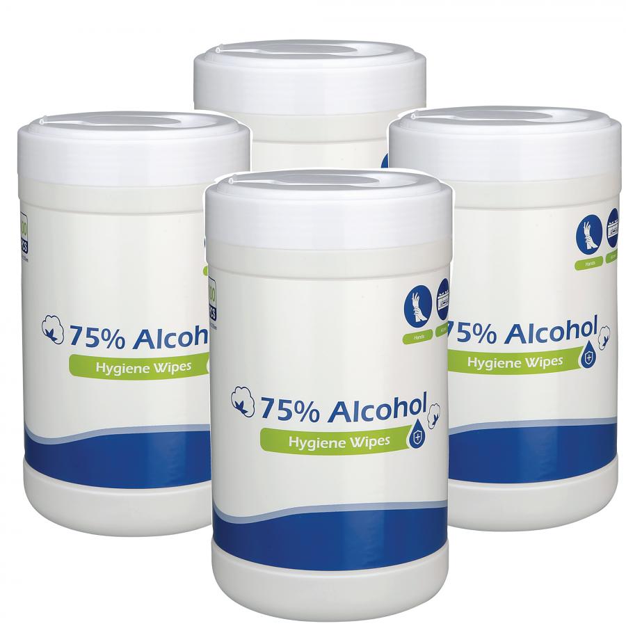 Multi Purpose Wet wipes in Can - 100 Pcs / Can X 4 Cans #44815 ...