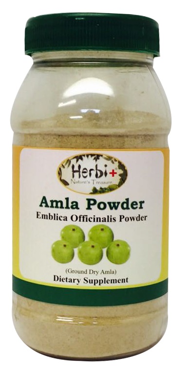 Herbi+ Amla Powder 7oz (Indian Gooseberry) #31844 | DesiClik.com, USA