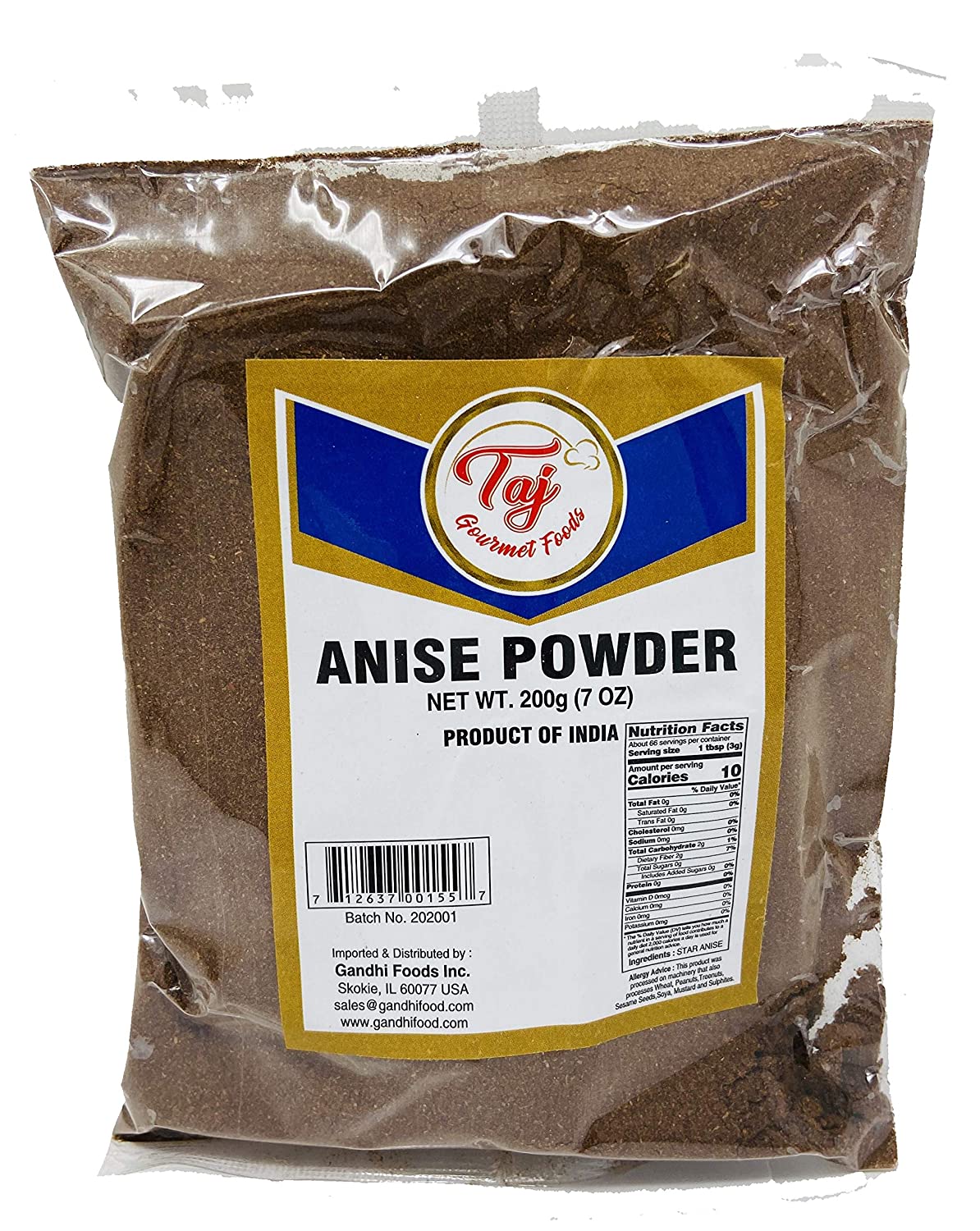 TAJ Premium Indian Anise Powder (Aniseeds Powder) #42966 | DesiClik.com ...