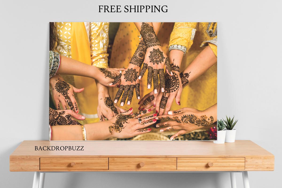 Indian Mehendi Function Landscape poster 28 × 18 inches #52308 ...
