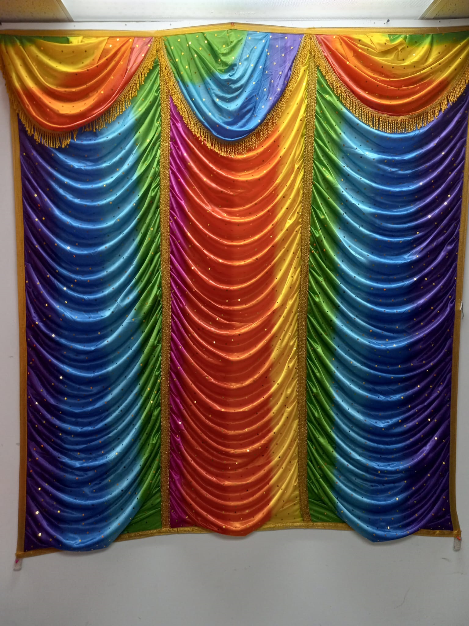 Indian Backdrop Cloth For Festival & Pooja Decor/Wedding & Party Events ...