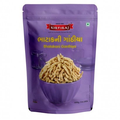 Kirtiraj Bhatakani Ganthiya - 400gm #52700 | DesiClik.com, USA