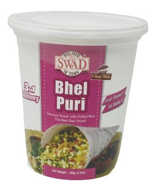 Swad Instant Bhel Puri Cup 3.5oz (100g) #51561 | DesiClik.com, USA