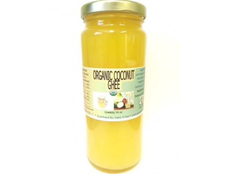Organic Coconut Ghee 16 Ounces #37990 | DesiClik.com, USA