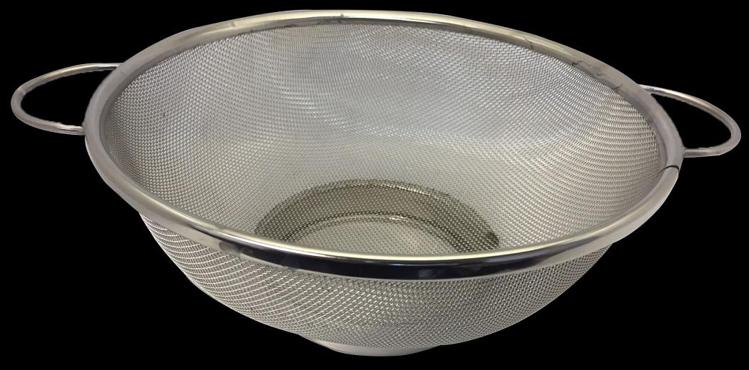 Supershyne Stainless Steel Mesh Colander 10" #31906 | DesiClik.com, USA