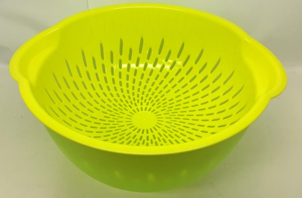 Multi functional 2 in 1 Colander With Bowl 12" #31848 | DesiClik.com, USA