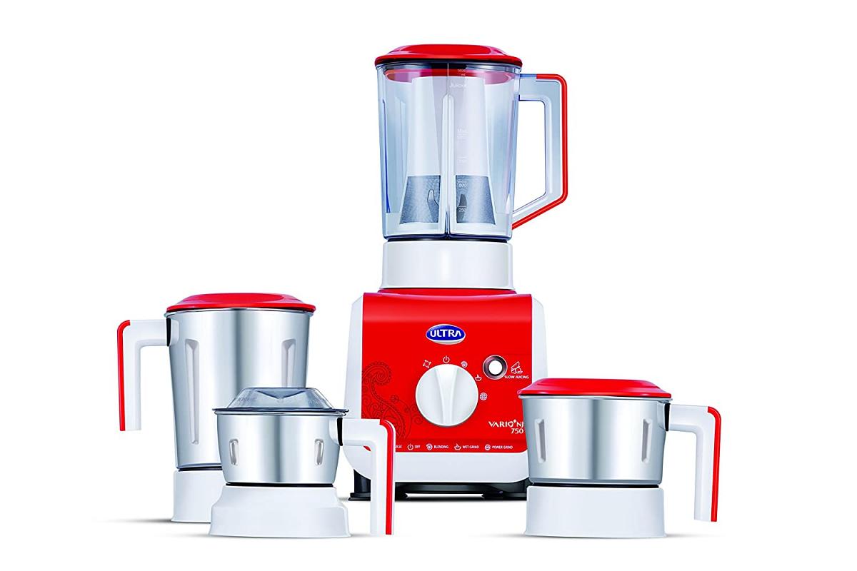 Ultra Vario+ 750-Watt 4 Jar Indian Mixer Grinder, 110Volts #29015 ...