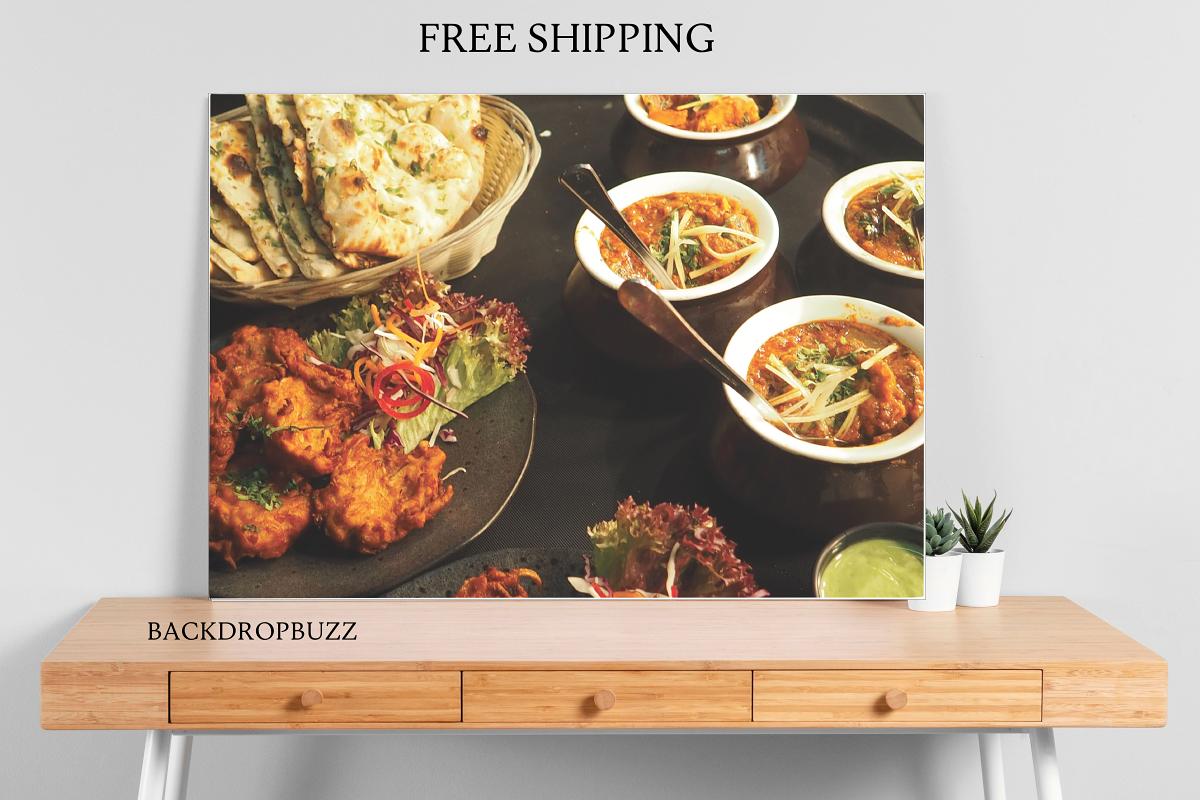 Indian Non Veg Food Landscape poster 28 × 18 inches #52334 | DesiClik ...