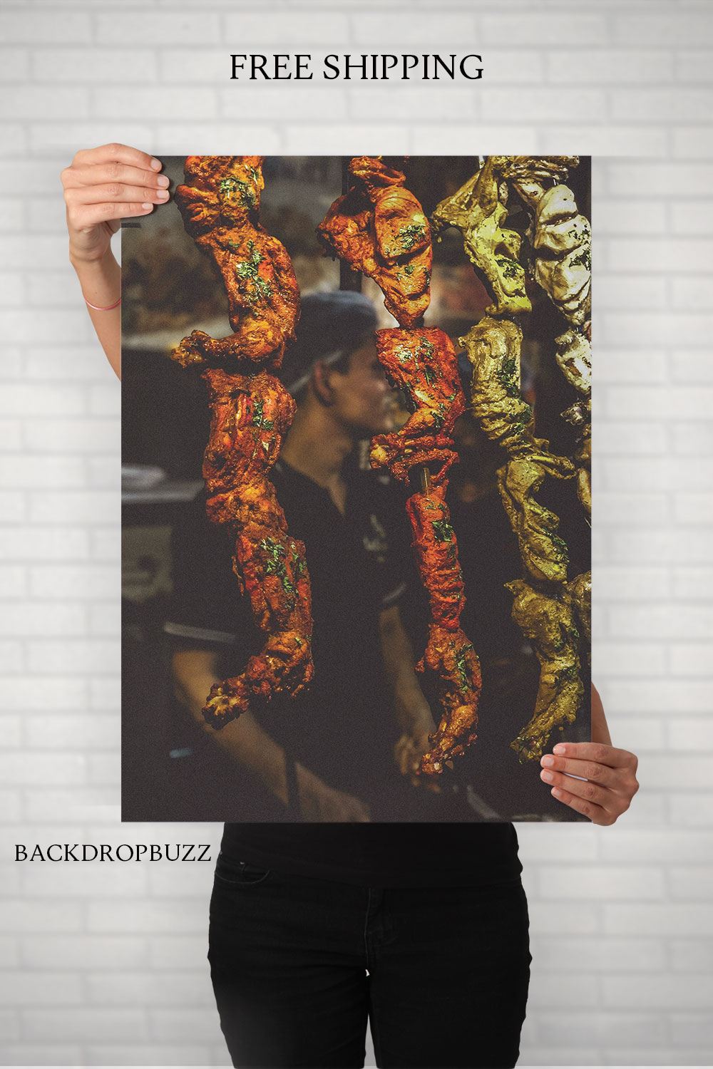 Tandoori Chicken Potrait Poster 18 × 28 inches #52339 | DesiClik.com, USA