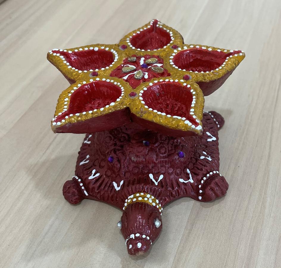 Decorative fancy diwali diya -1 Pcs #51784 | DesiClik.com, USA